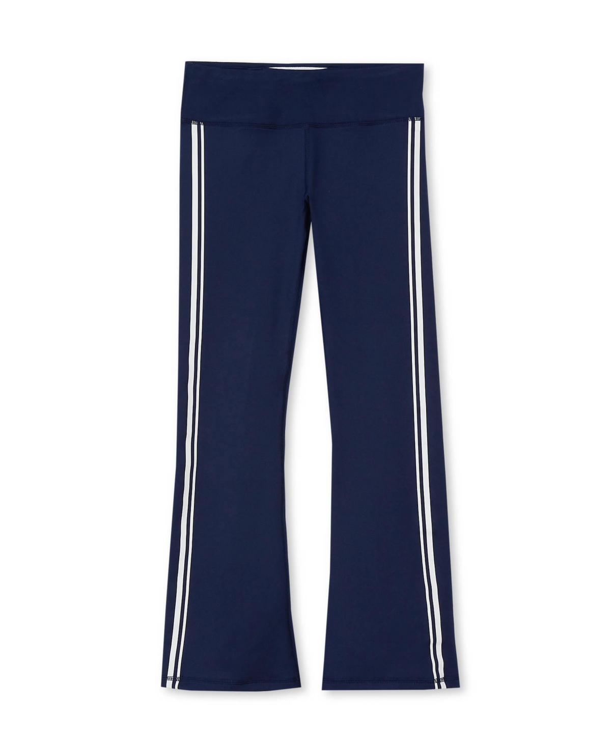 Click here for Lands End Girls Active Flare Leggings with Side St... prices