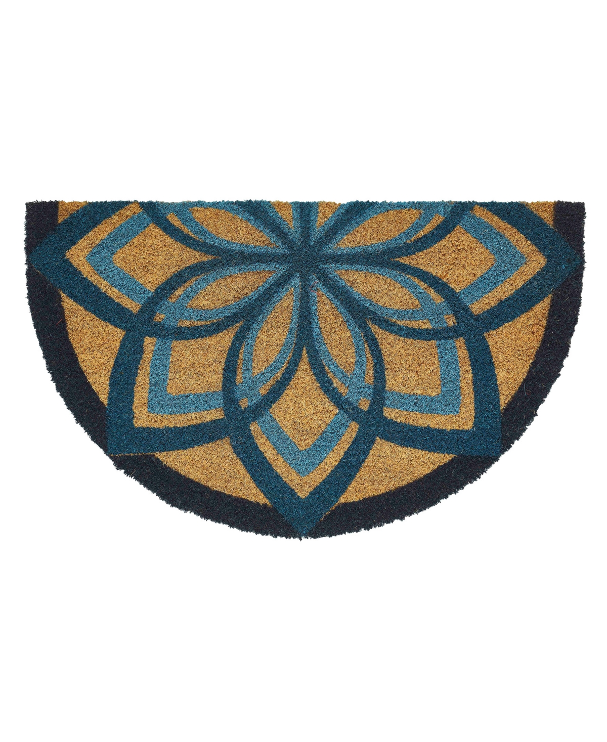 Click here for Vcny Home Medallion Half Circle Outdoor Coir Doorm... prices