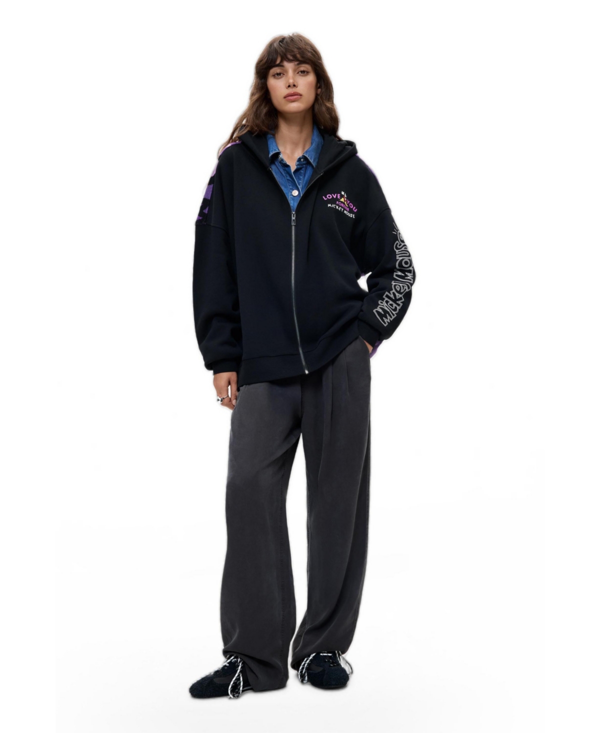 Click here for Desigual Womens Mickey Disney sweatshirt - Black prices