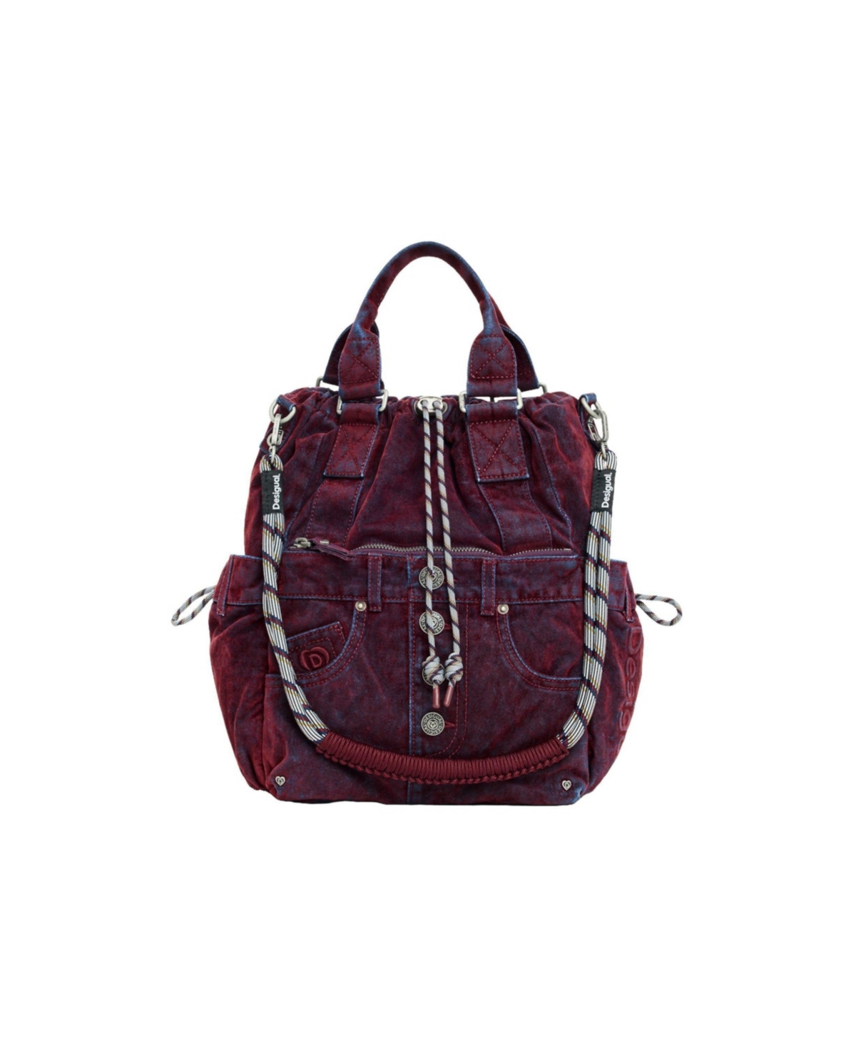 Click here for Desigual Womens Medium Embroidered Backpack prices