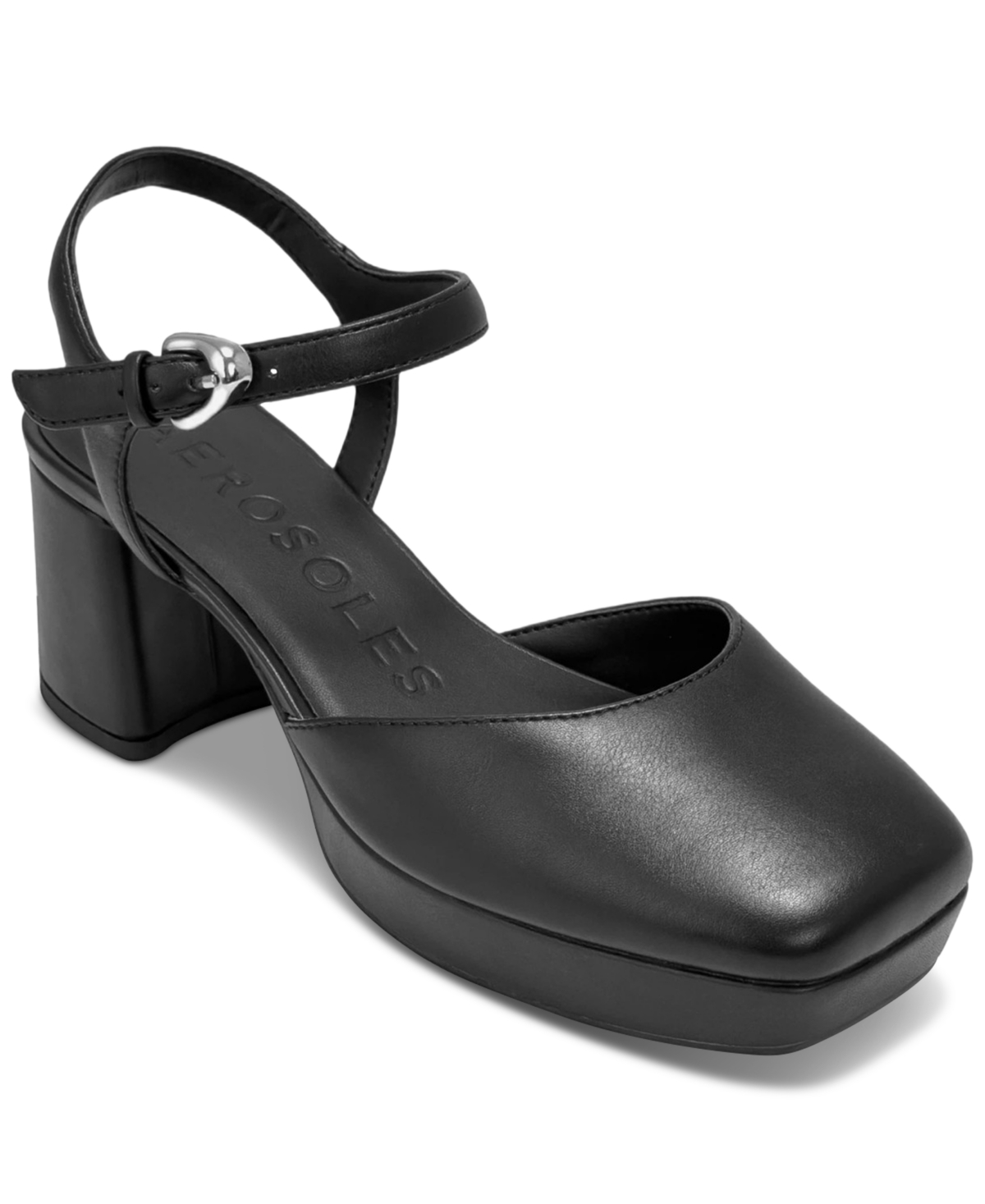 Click here for Aerosoles Womens Senna Dress Platform Pumps - Blac... prices