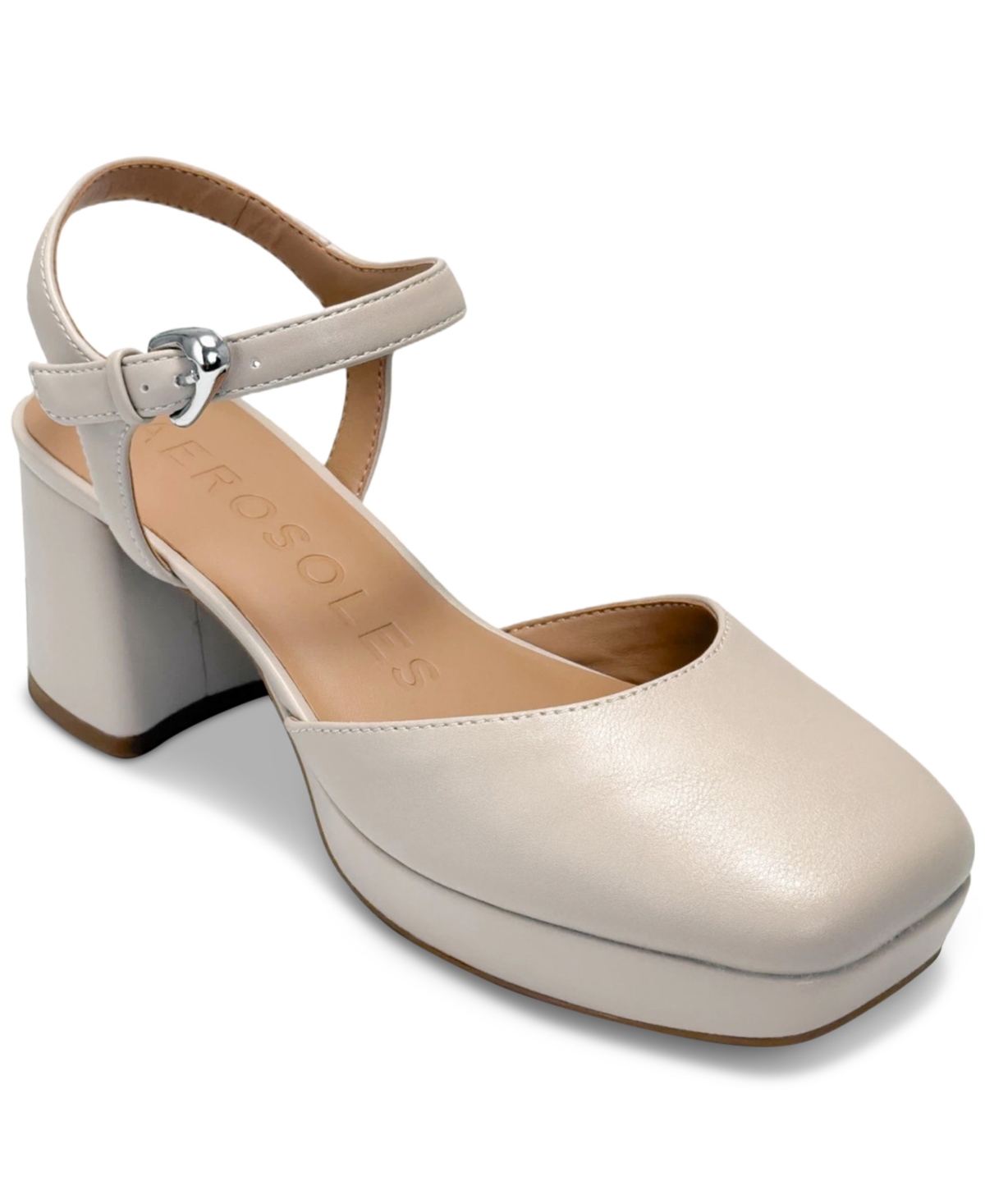 Click here for Aerosoles Womens Senna Dress Platform Pumps - Ston... prices