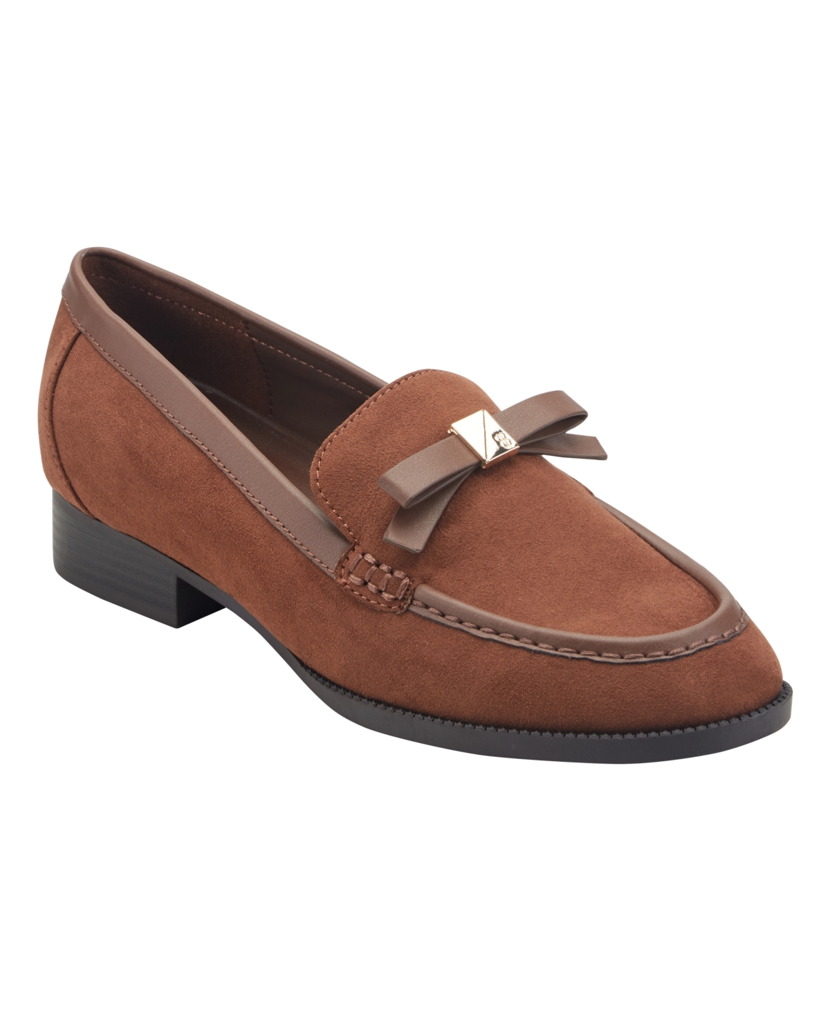 Click here for Bandolino Womens Ladeeda Bow Block Heel Dress Loaf... prices