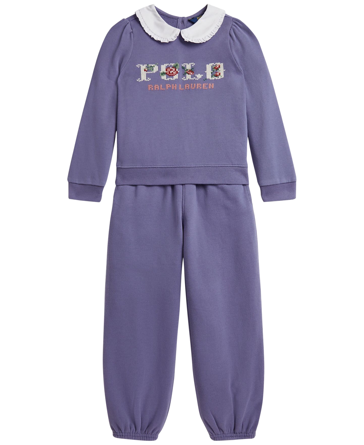 Click here for Polo Ralph Lauren Girls 2T-6X Logo Fleece Sweatshi... prices