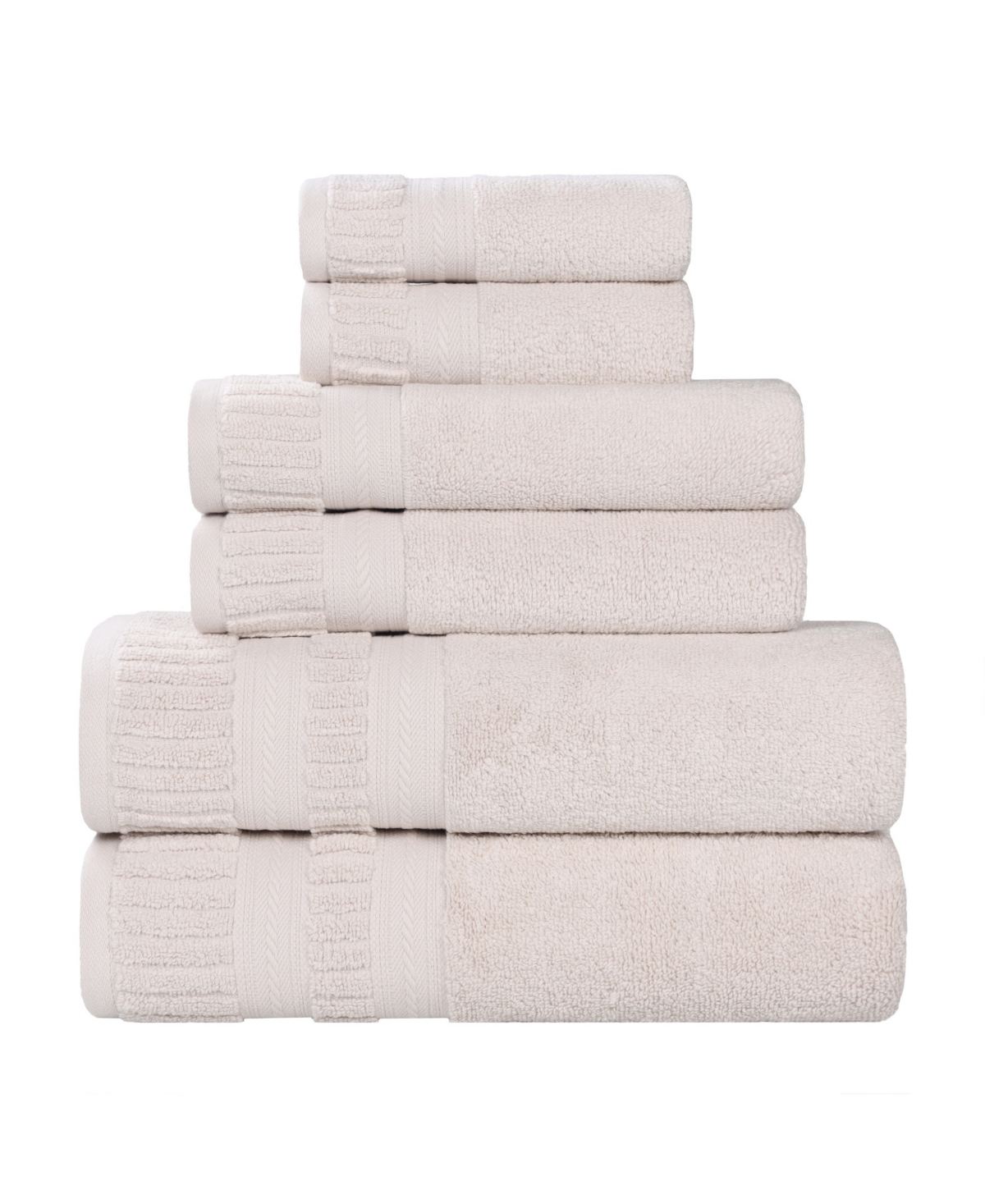 Click here for Superior Venice Cotton 6-Piece Towel Set - Silver prices