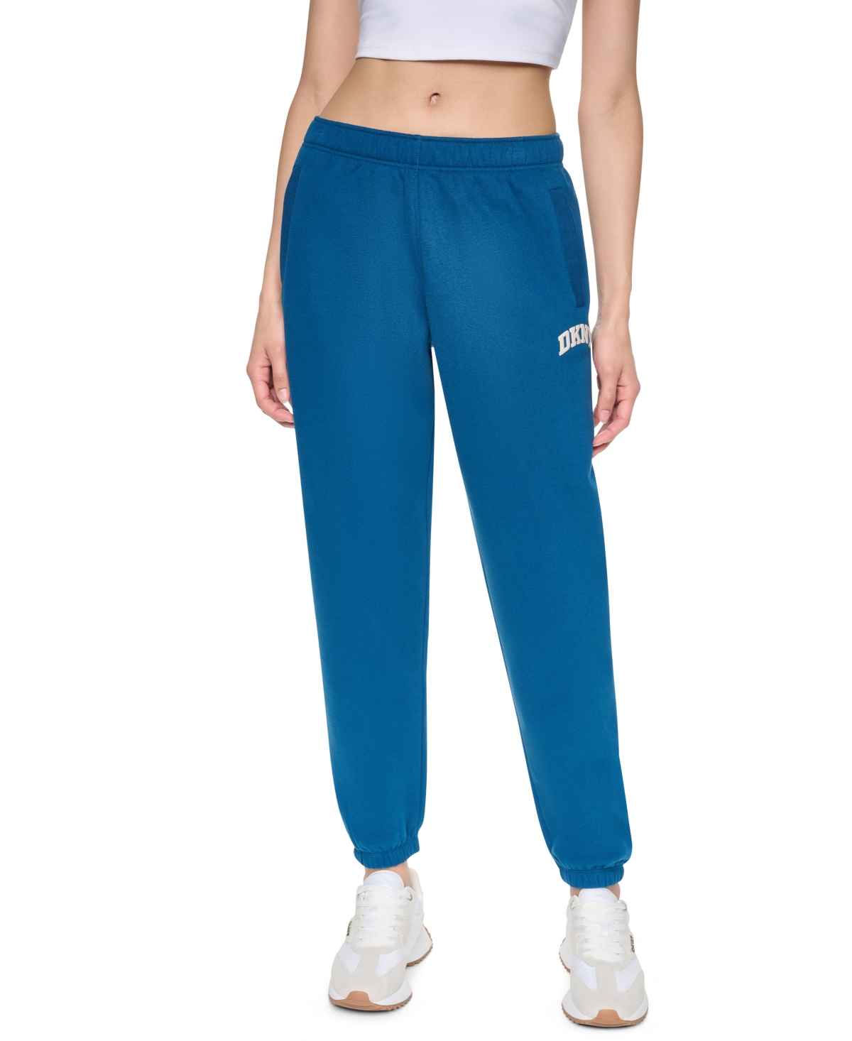 Click here for Dkny Sport Womens Mini Puff Varsity Logo Mid-Rise... prices