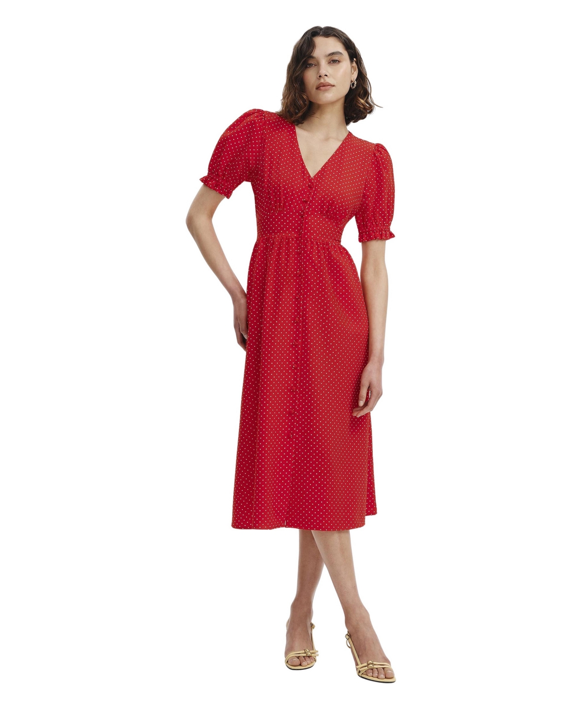 Click here for Finery London Womens Samantha Button Down Midi Dre... prices