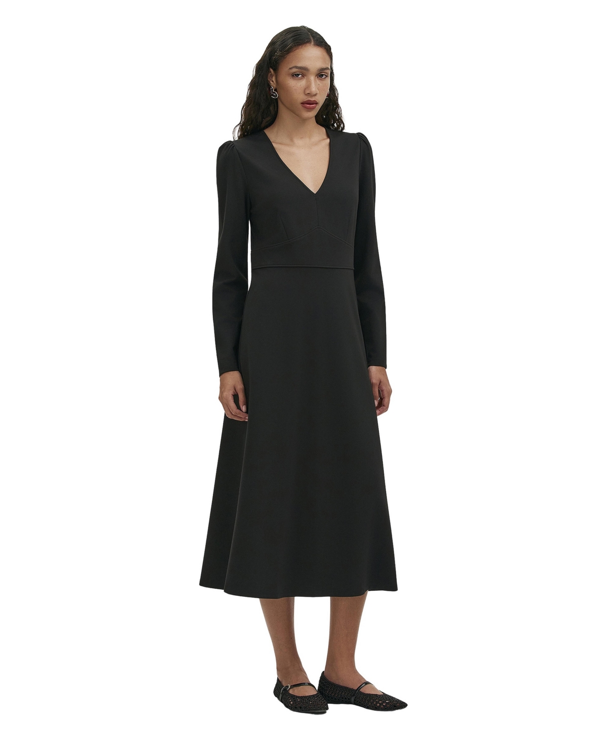 Click here for Finery London Womens Seraphina Ponte Jersey V-Neck... prices