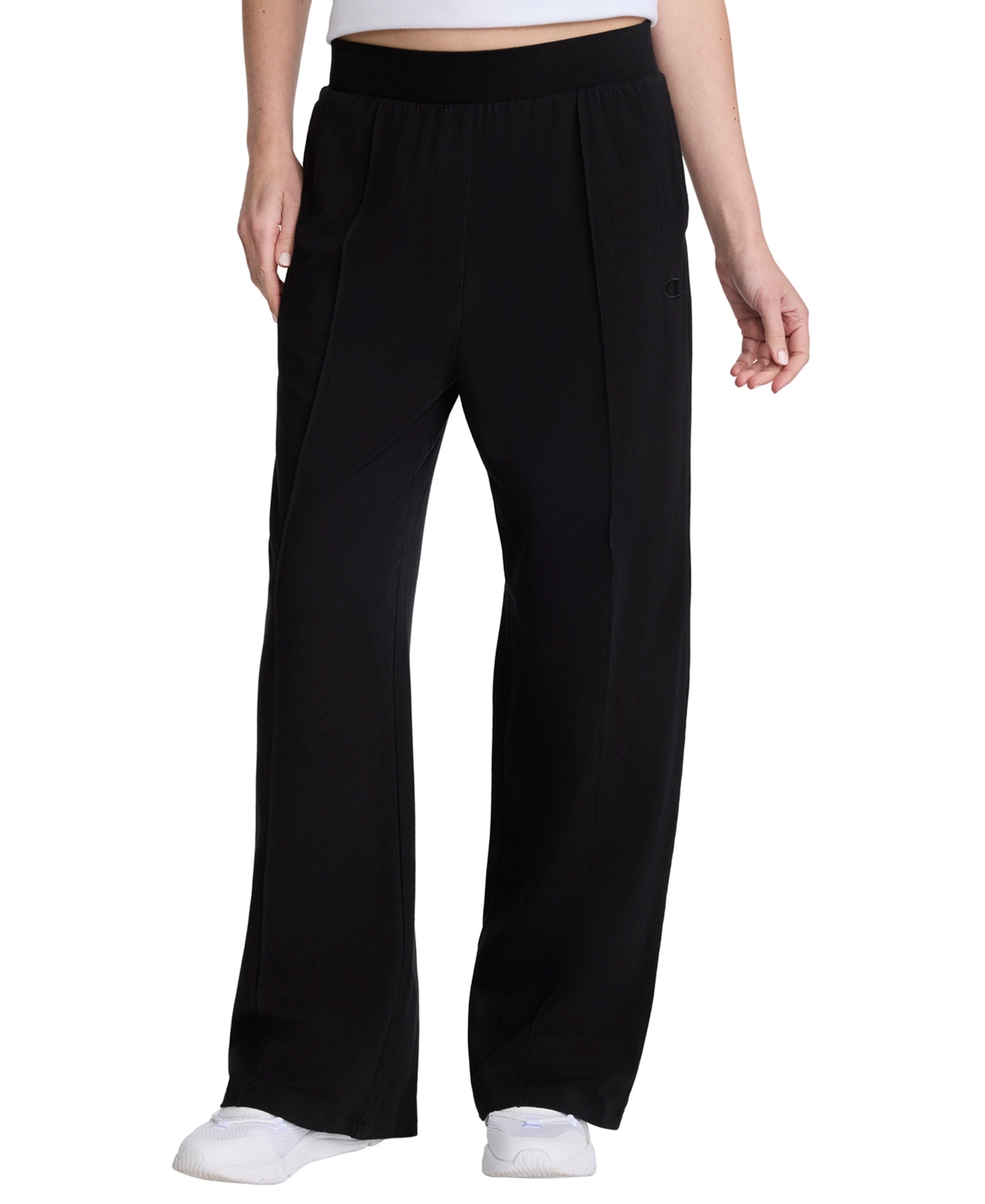 Click here for Champion Womens Wide-Leg Pull-On Pants - Black prices