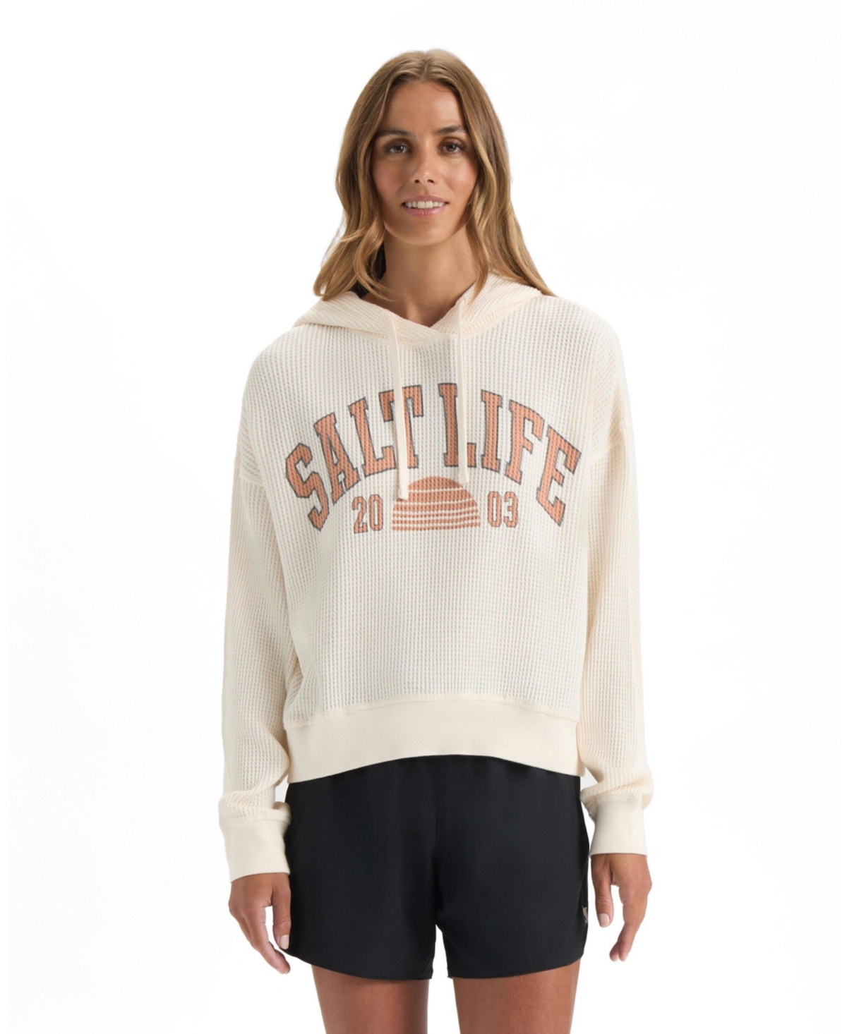 Click here for Salt Life Womens Starry Night Hoodie - Ivory prices