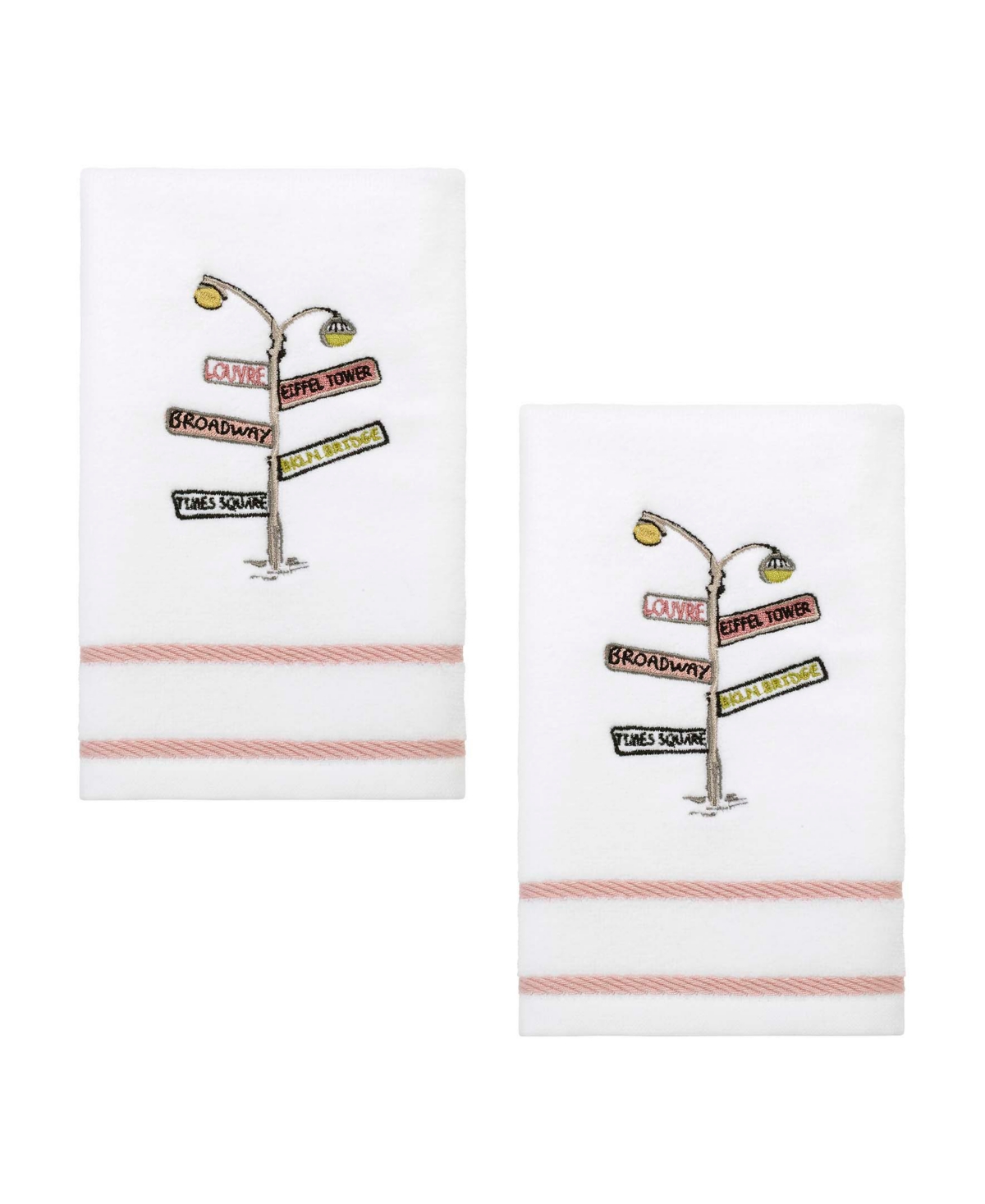 Click here for Nicole Miller City Girl Cotton 2-Pack Fingertip To... prices
