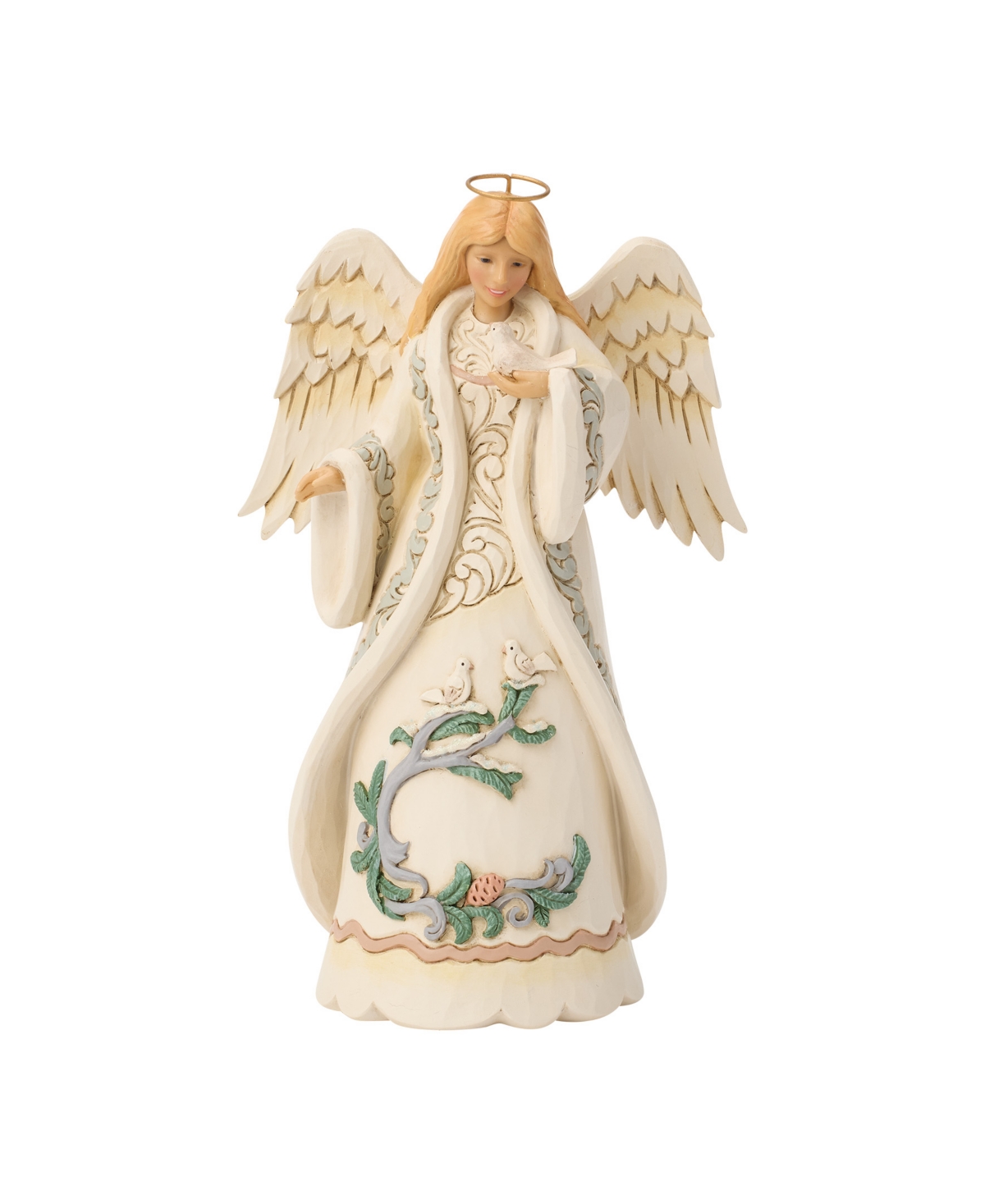 Click here for Jim Shore Heartwood Creek Angel with Dove Figurine... prices