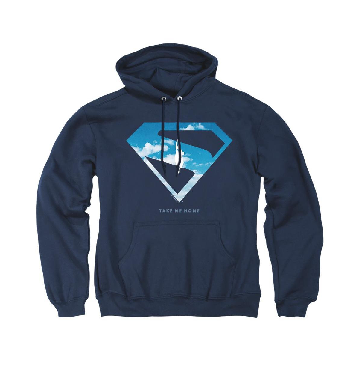 Click here for Superman Mens Cloud Shield Graphic Kangaroo-Pocket... prices