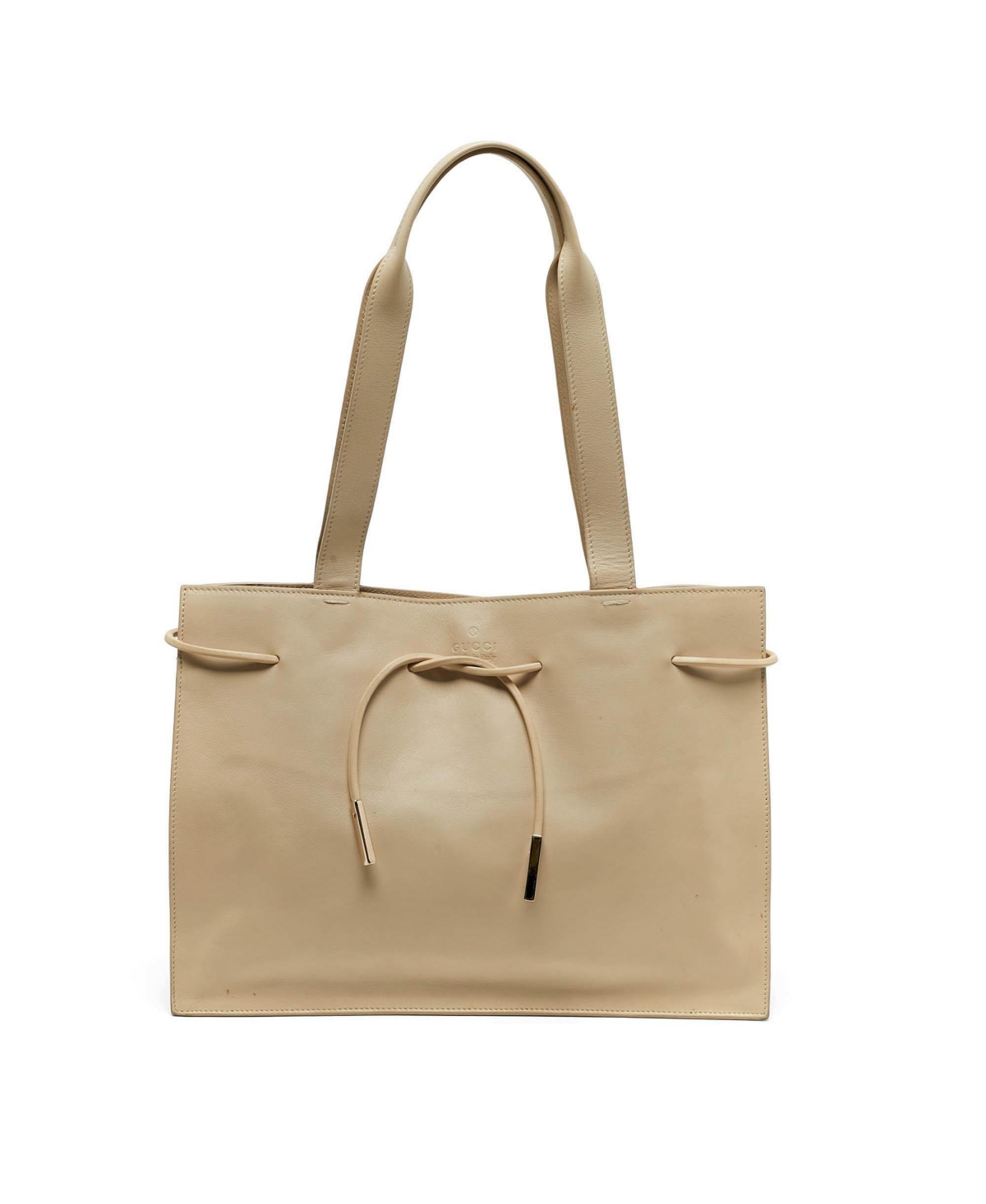 Click here for Pre-Owned Gucci Womens Leather Drawstring Tote Bag... prices