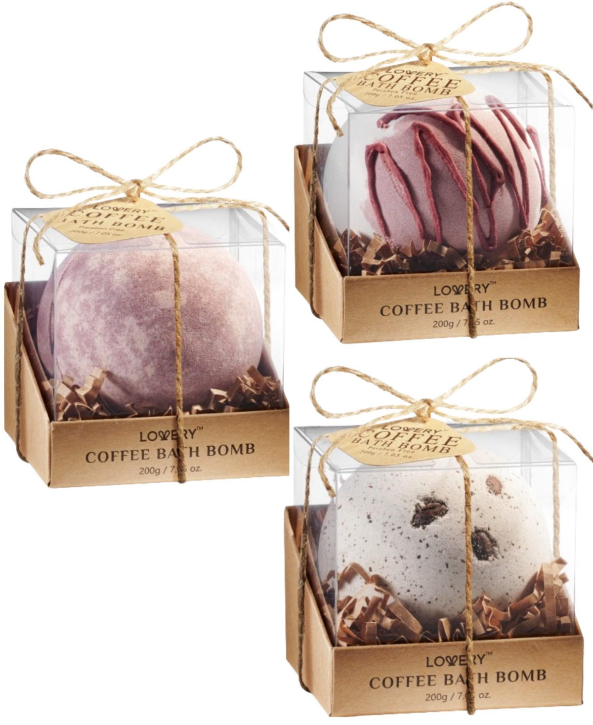 Click here for Lovery 3piece Bath Bomb Gift Set in Coffee Fragran... prices