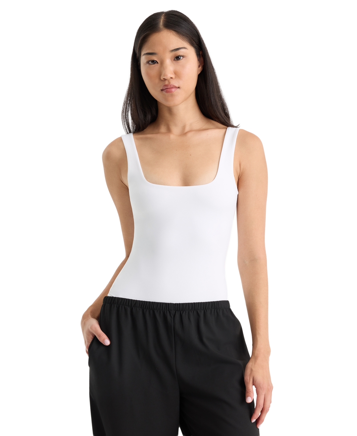 Click here for Good American Womens Scuba Modern Tank Bodysuit -... prices