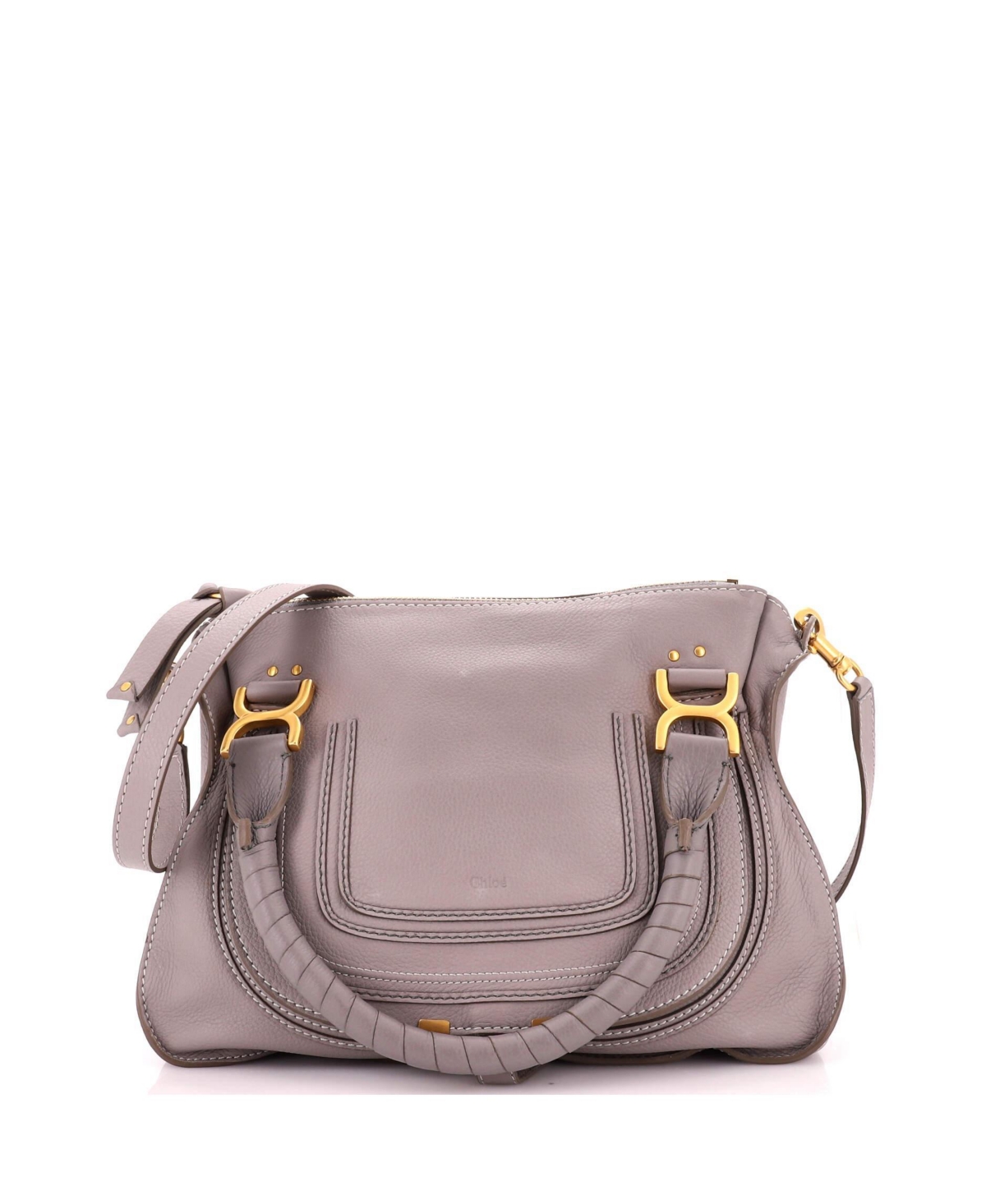 Click here for Pre-Owned Chloe Medium Marcie Satchel Leather - Gr... prices
