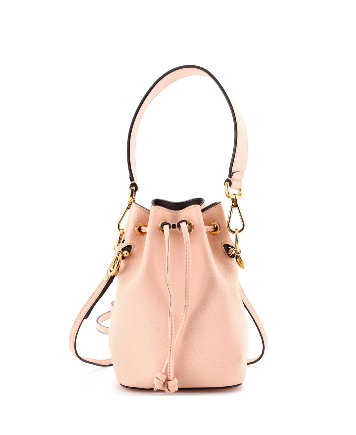 Click here for Pre-Owned Fendi Mini Mon Tresor Bucket Bag Leather... prices