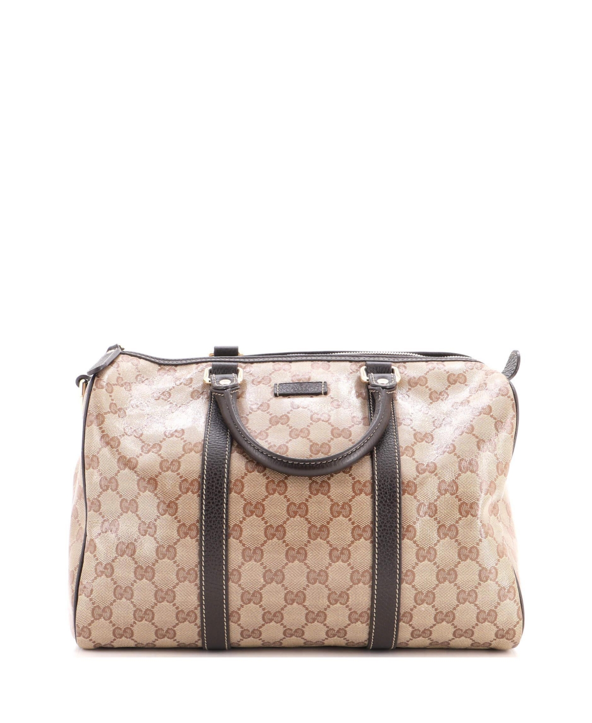 Click here for Pre-Owned Gucci Large Joy Boston Bag Gg Coated Can... prices