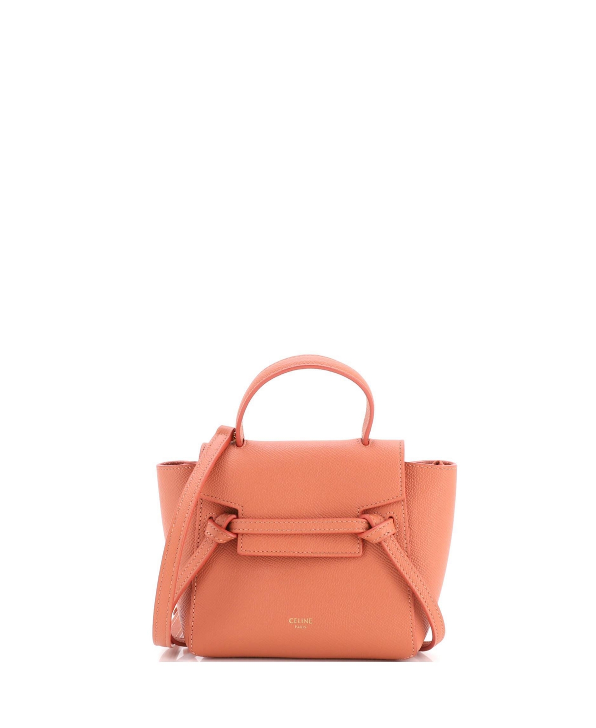 Click here for Pre-Owned Celine Pico Belt Bag Textured Leather -... prices