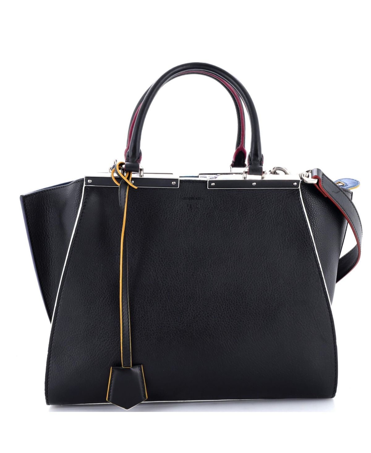 Click here for Pre-Owned Fendi Petite 3Jours Bag Leather - Black prices