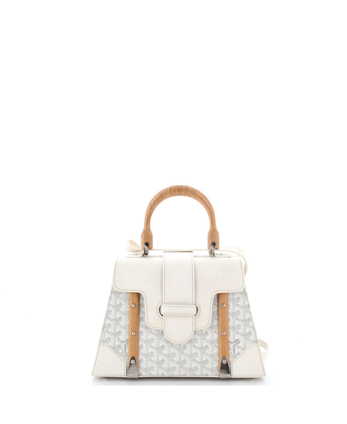 Click here for Pre-Owned Goyard Pm Saigon Top Handle Bag Coated C... prices