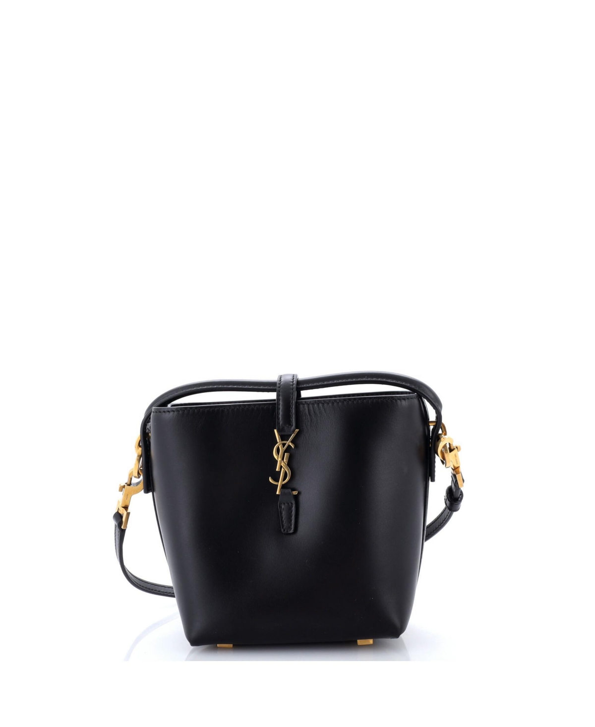 Click here for Pre-Owned Saint Laurent Mini Le 37 Bucket Bag Leat... prices
