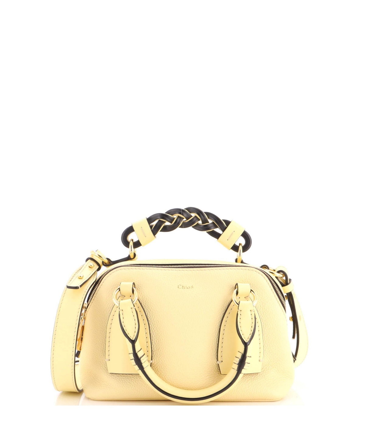 Click here for Pre-Owned Chloe Small Daria Bag Leather - Yellow prices