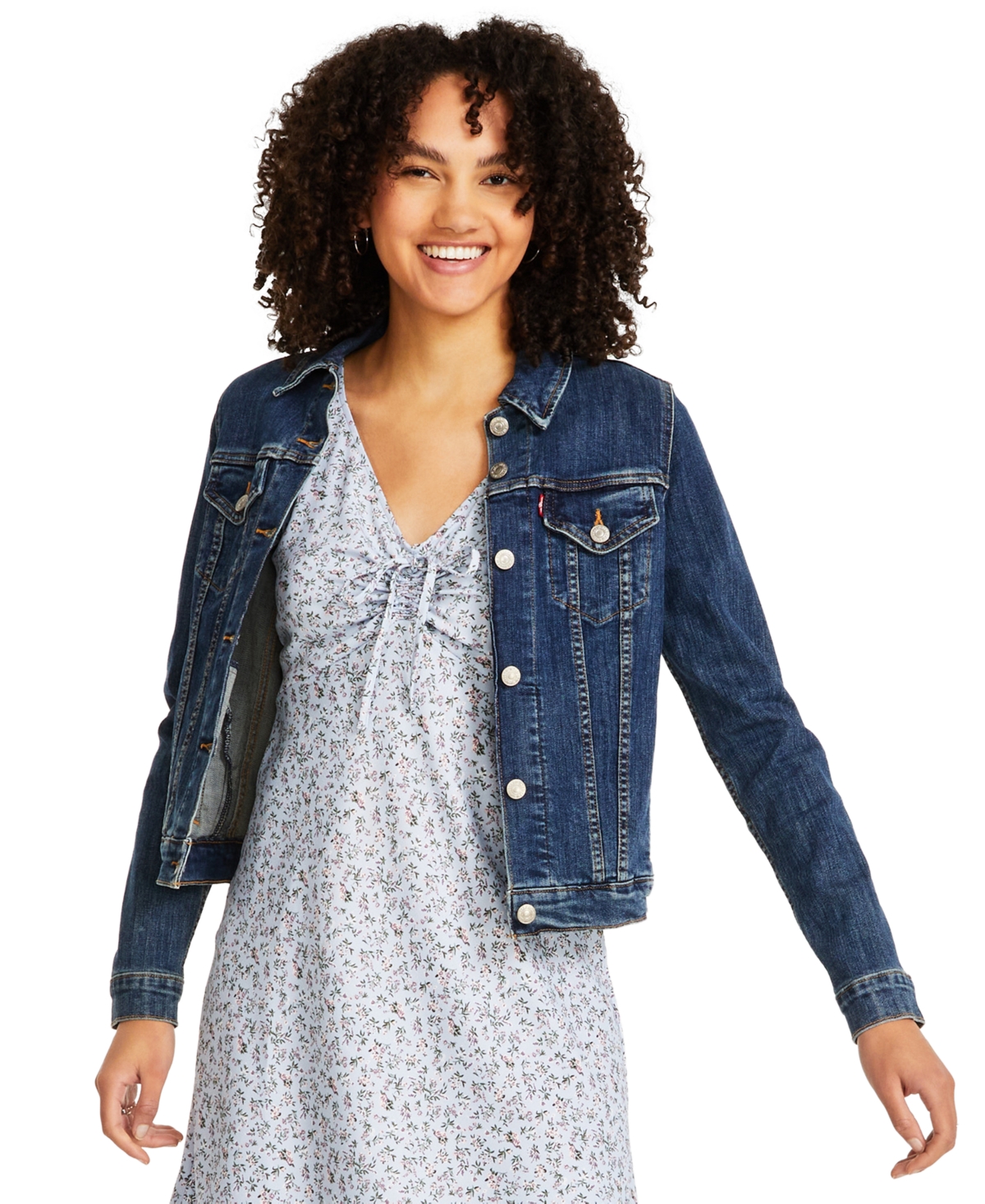 Click here for Levis Womens Original Cotton Denim Trucker Jacket... prices