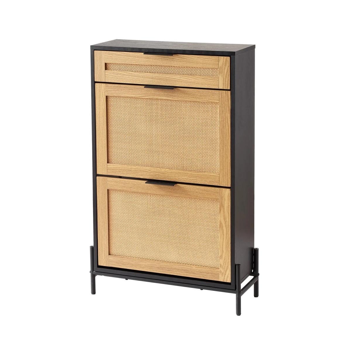 Click here for Slickblue Entryway Shoe Cabinet with 2 Flip-Top Dr... prices