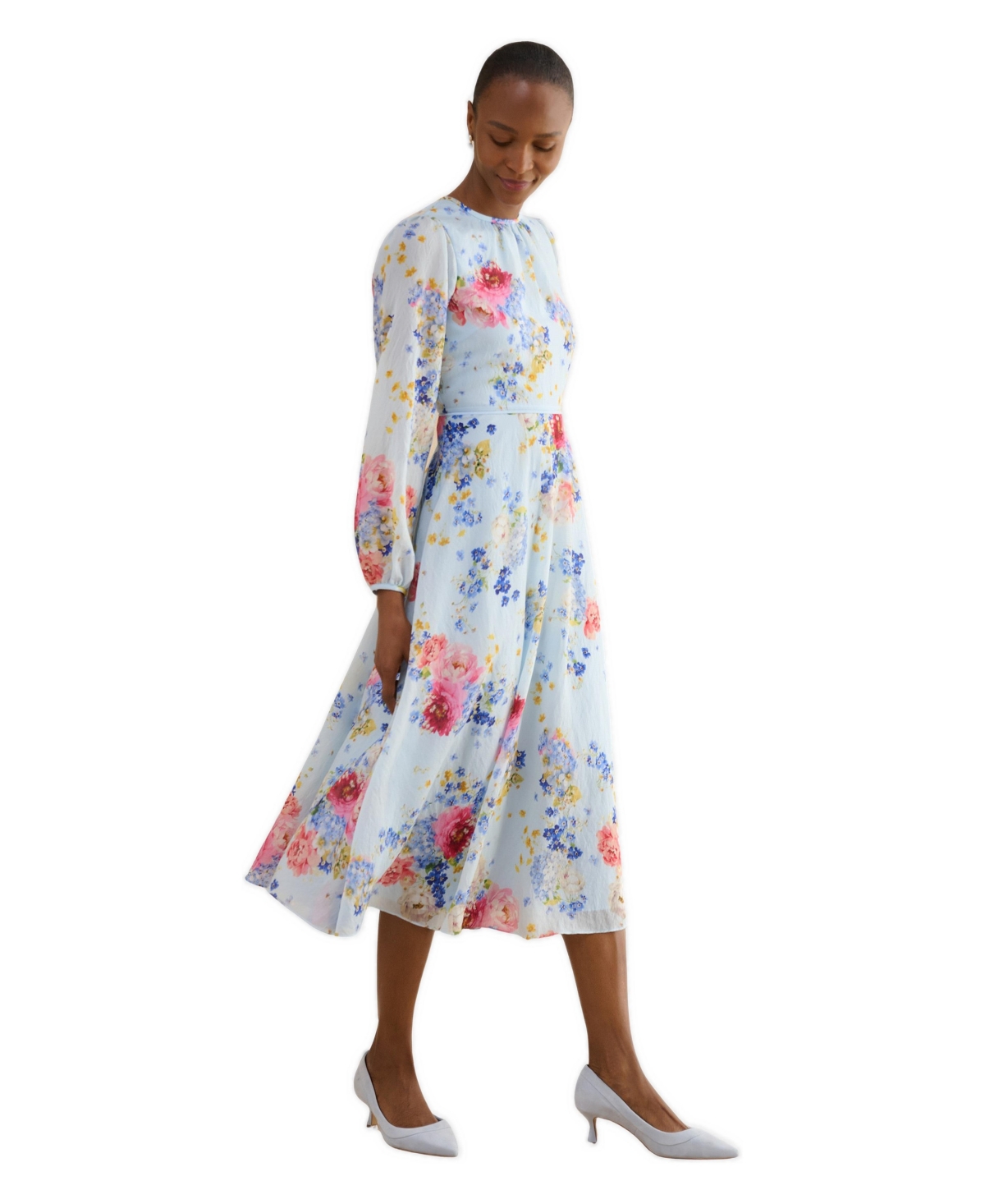 Click here for Hobbs London Womens Constance Floral Midi Dress -... prices