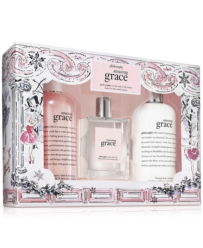 Philosophy 3 Pc Amazing Grace Jumbo Eau De Toilette Set Macys