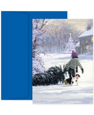Masterpiece Cards Masterpiece Tree Time Set of 18 Boxed Greeting Cards ...