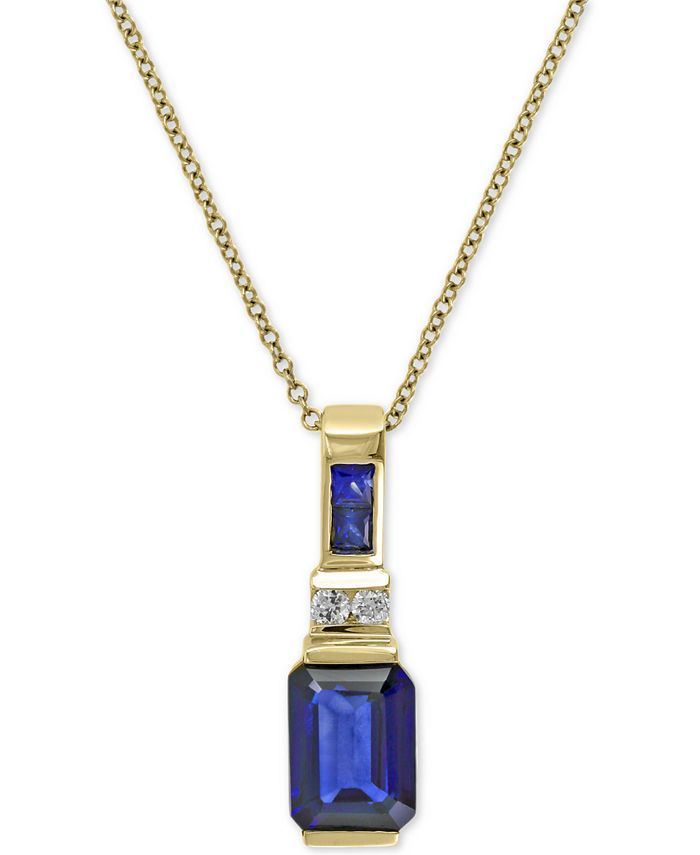 EFFY Collection EFFY® Sapphire (1-3/4 ct. t.w.) and Diamond Accent ...