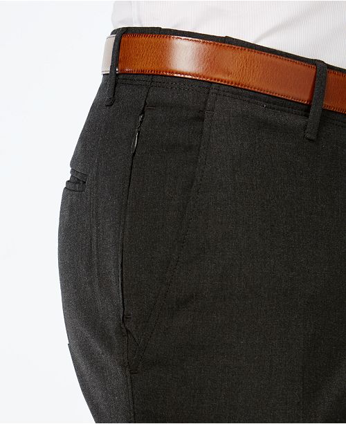 Kenneth Cole Reaction Men's Stretch Athleisure Slim-Fit Dress Pants ...