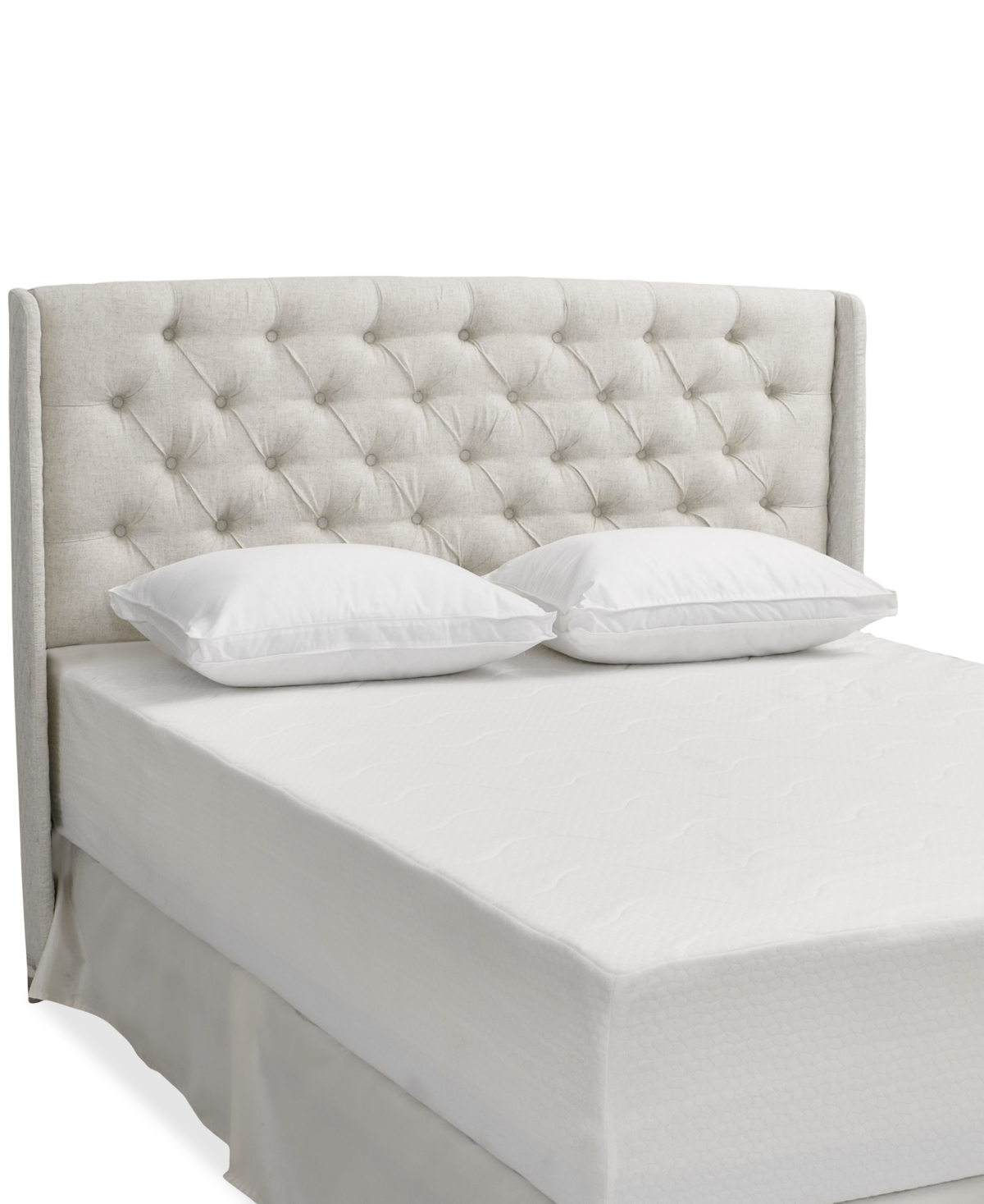 Click here for Jarson Wingback Tufted Headboard - Full/Queen - Be... prices
