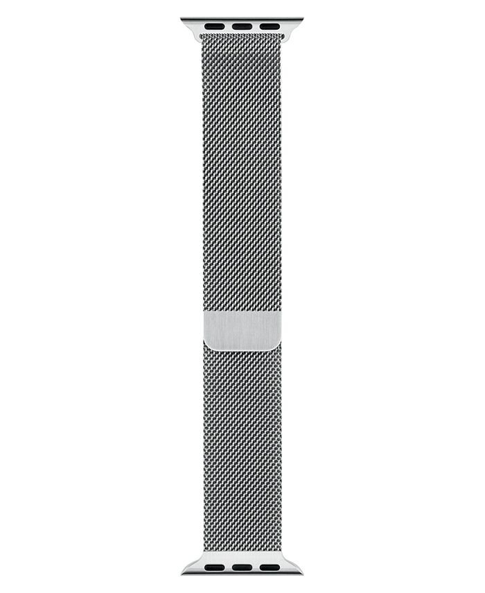 Apple Watch 42mm Silver Milanese Loop Band - Macy's