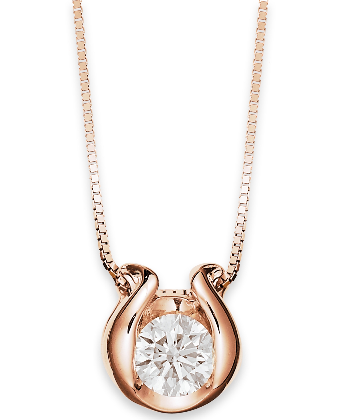 Click here for Sirena Bezel-Set Diamond (1/12 ct. t.w.) Pendant N... prices