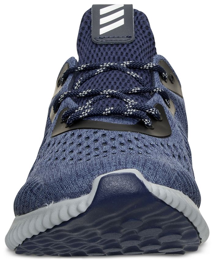 adidas Men's AlphaBounce EM Running Sneakers from Finish Line - Macy's