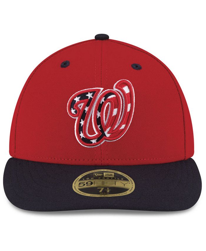 New Era Washington Nationals Low Profile AC Performance 59FIFTY Cap ...