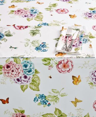 Lenox Butterfly Meadow Hydrangea 60" x 102" Tablecloth - Macy's