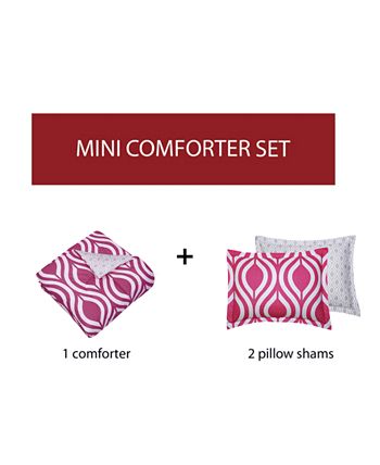 Ellison First Asia Maddox Reversible 3-Piece Full/Queen Comforter Set ...