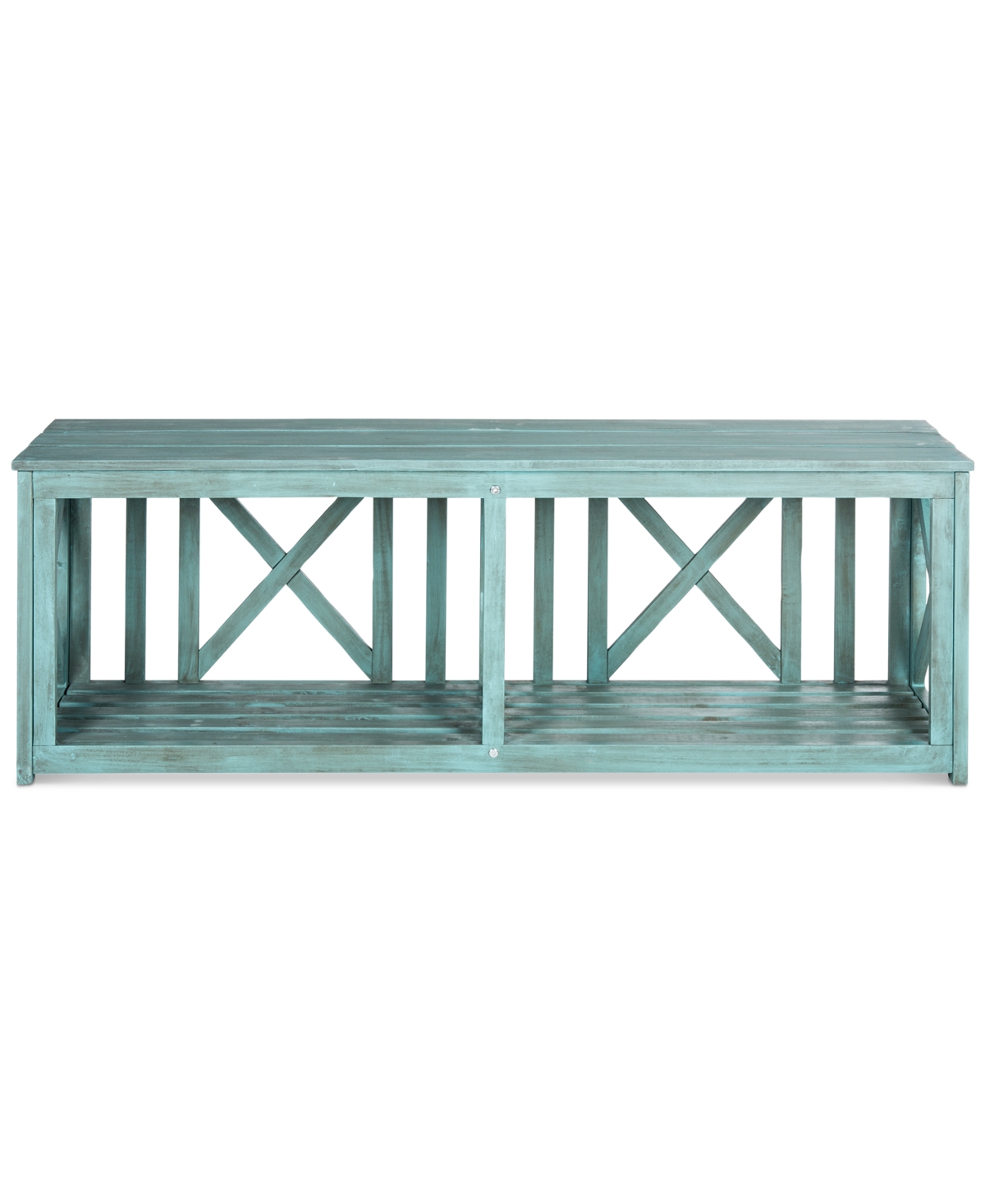 Click here for Allder Outdoor Bench - Blue prices