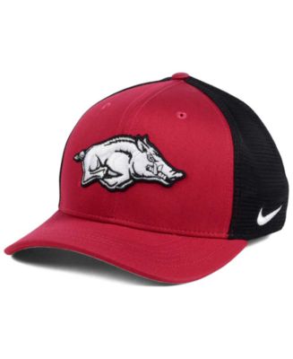Nike Arkansas Razorbacks Aero Bill Mesh Swooshflex Cap - Macy's