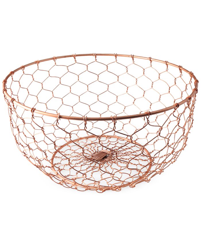 Thirstystone Copper-Finish Wire Bowl - Macy's