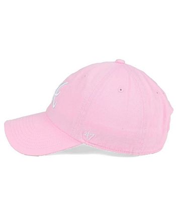 '47 Brand Women's Atlanta Braves Pink/White Clean Up Cap & Reviews ...