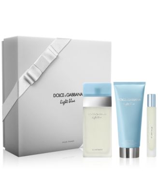 DOLCE&GABBANA 3-Pc. Light Blue Gift Set - Macy's