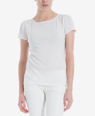 Max Studio London Cotton-Blend T-Shirt - Macy's