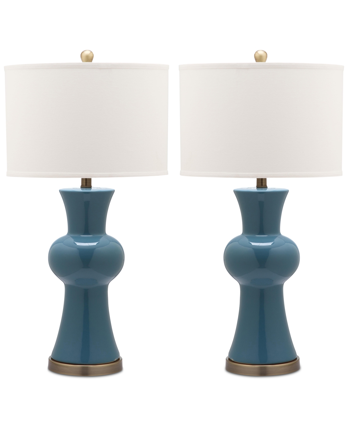 Click here for Safavieh Set of 2 Lola Table Lamps - Blue prices