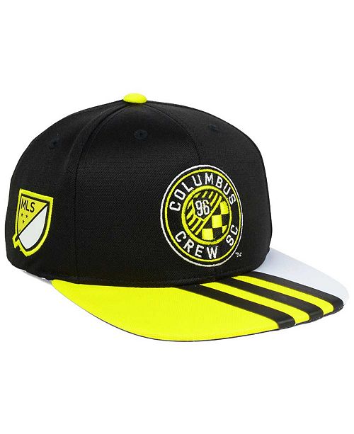 adidas Kids' Columbus Crew SC Authentic Snap Cap & Reviews - Sports Fan ...